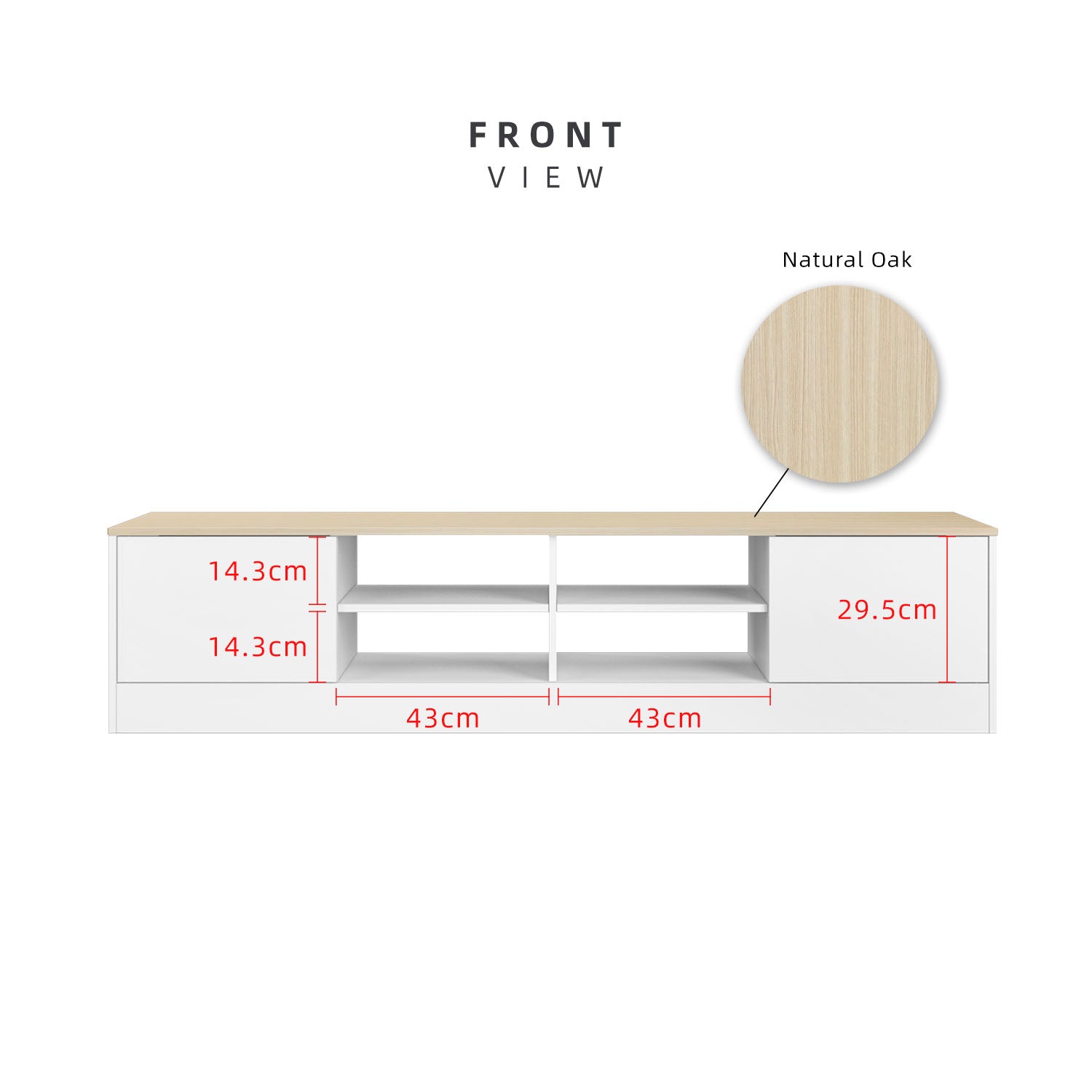 Homez 4FT / 5FT / 6FT TV Cabinet wooden TV Console living room Minimal ...